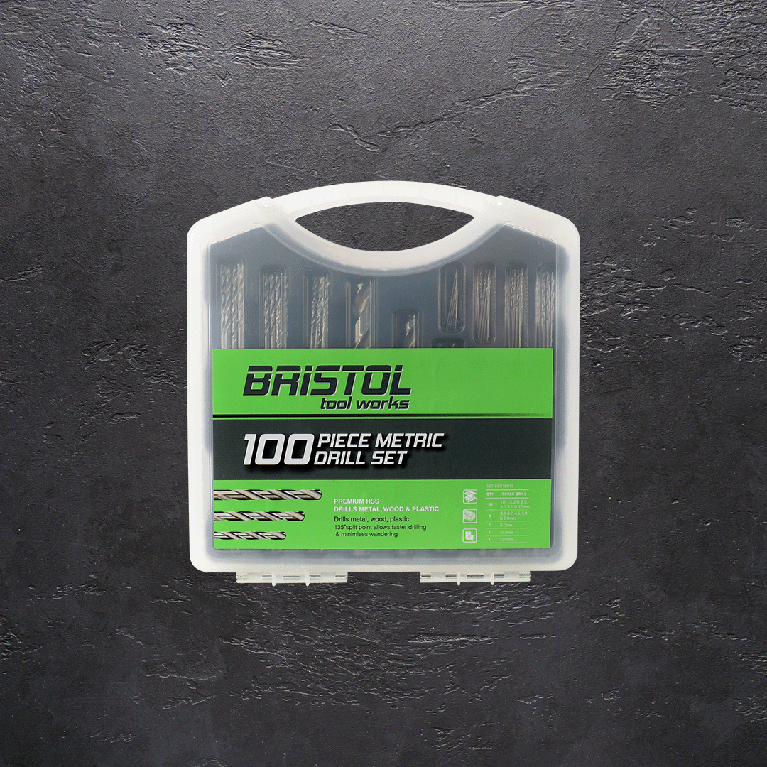 100 Piece Metric Drill Set
